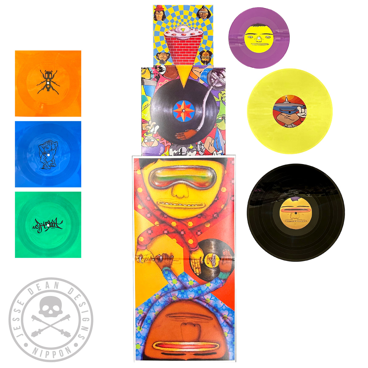 DJ Q-BERT - NEXT COSMOS - TWO IN ONE ALBUM WITH 5D & 3X RECORD SET / D ...